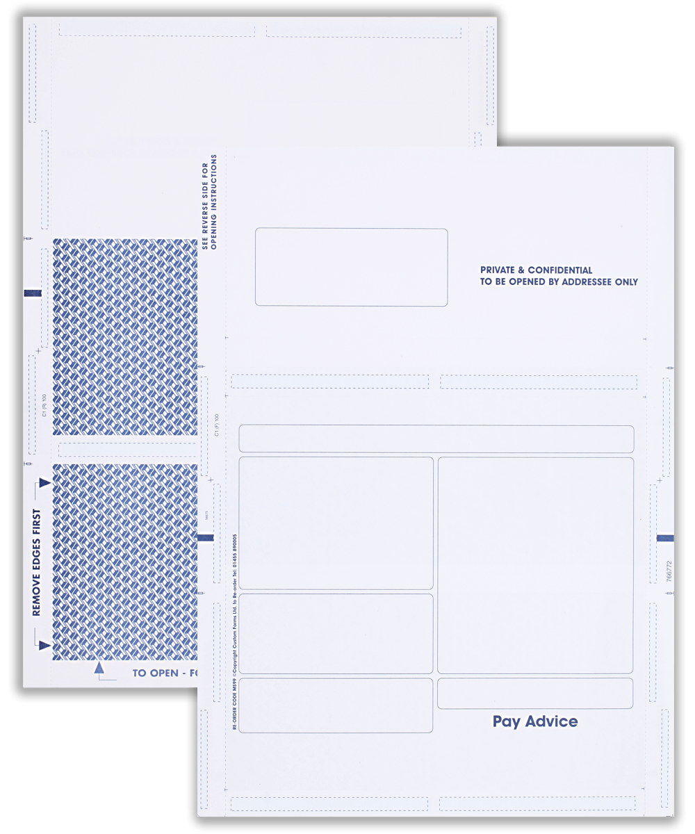 Premium Mailer Payslips (Self Seal Laser)